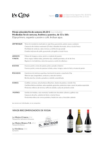 Restaurante Las Cepas en Bilbao
