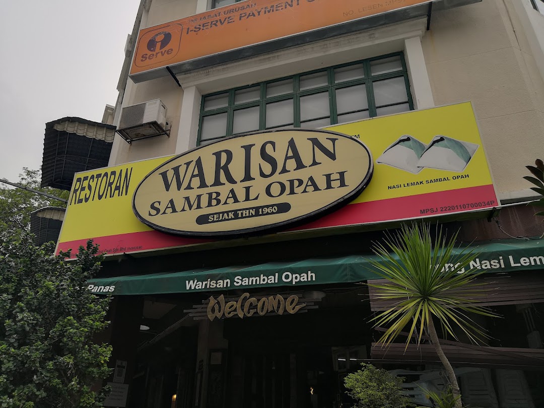 Restoran Warisan Sambal Opah di bandar Subang Jaya