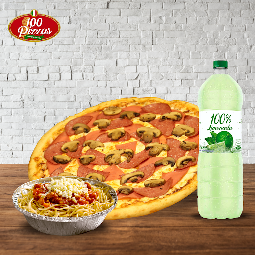 Restaurante 100 pizzas en Mérida