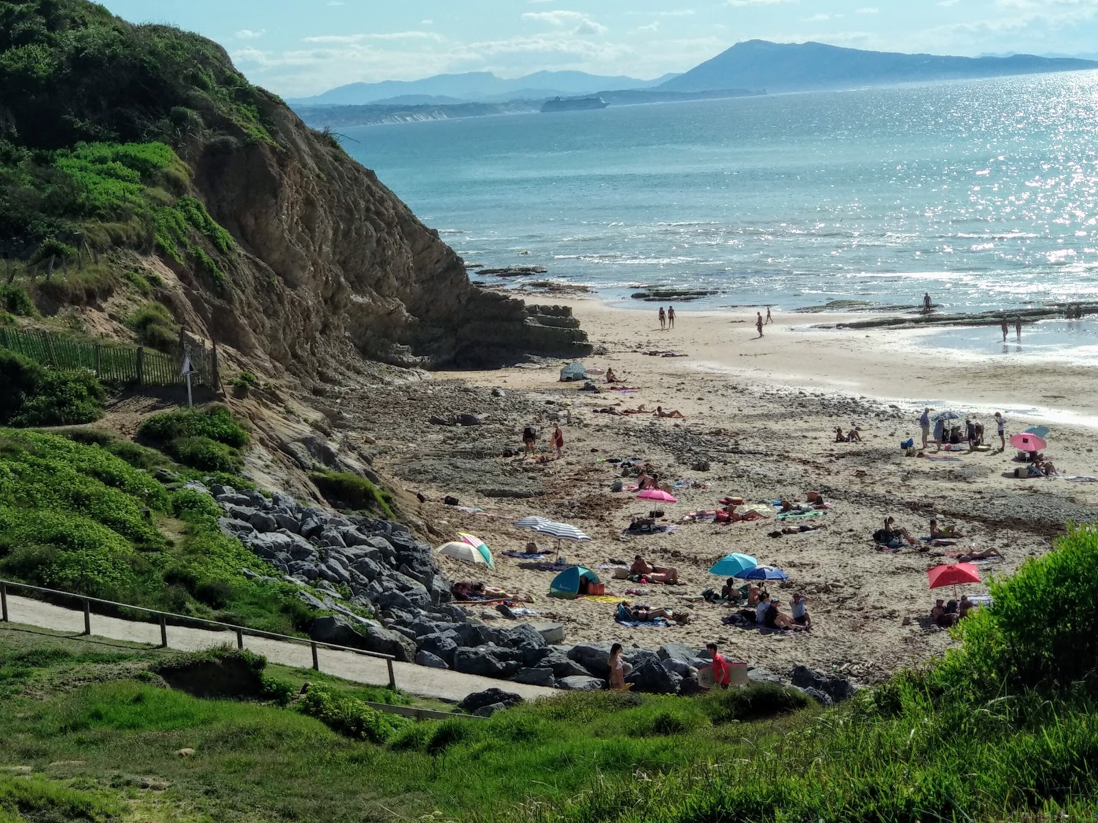 Plage de Bidart beach (Bidart, Pyrenees-Atlantiques) on the map with ...