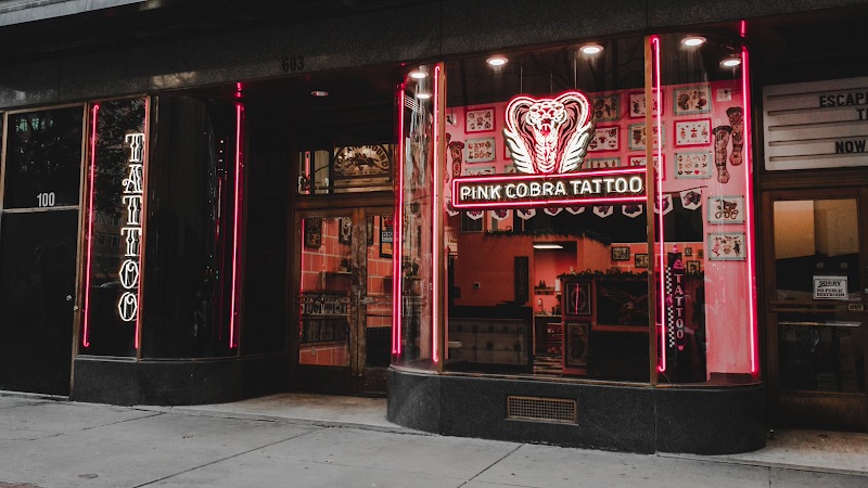 Pink Cobra Tattoo