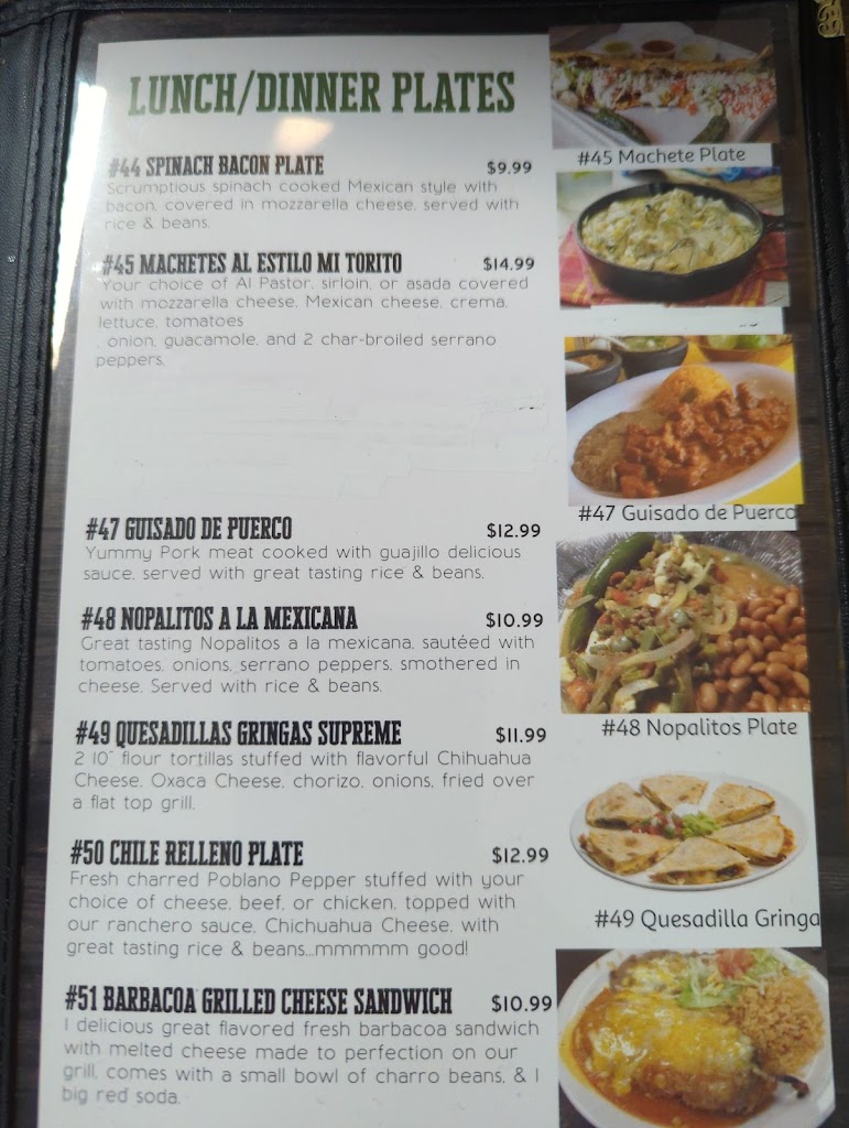 Mi Torito Restaurant mexican - New Braunfels, TX 78130 - Menu, Hours ...