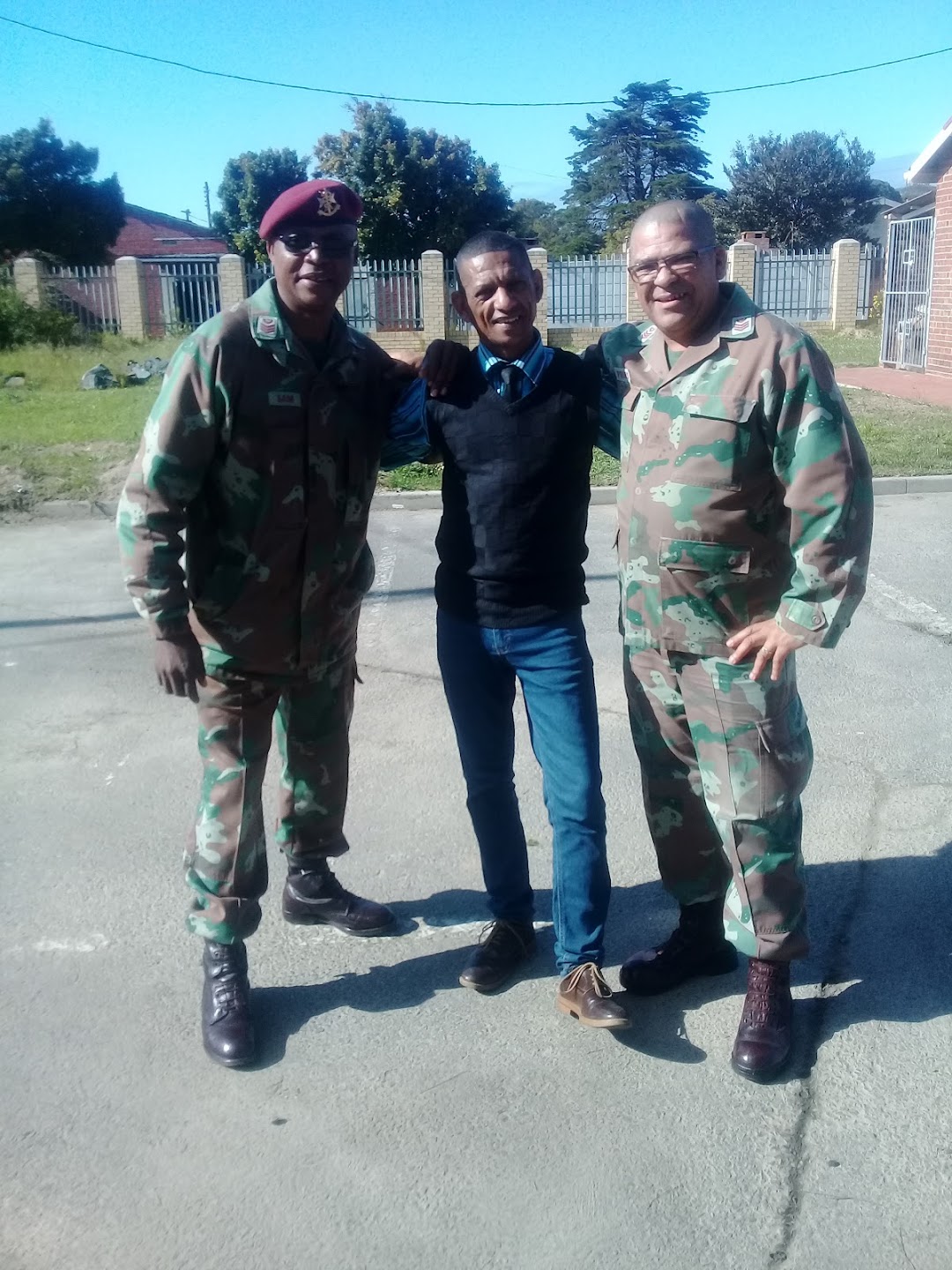 9 South African Infantry Battalion Base in the city Cape Town