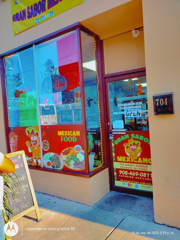 Gran Sabor Mexicano - Elizabeth, NJ 07202 - Menu, Reviews, Hours & Contact