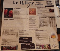 LE RILEY à Raillencourt-Sainte-Olle MENU / CARTE