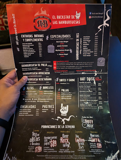 Restaurante Rock and Burger en Veracruz