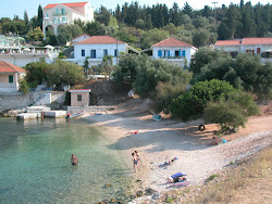 Fiskardo beach 🏖️ Kefalonia island, Greece - detailed features, map, photos