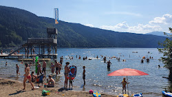 Strandbad Sittlinger 🏖️ Koroška, Avstrija - podrobne funkcije ...