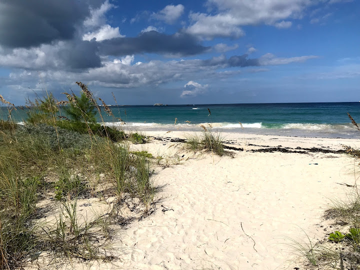 Crossing Rocks beach 🏖️ Cherokee, The Bahamas - detailed features, map ...