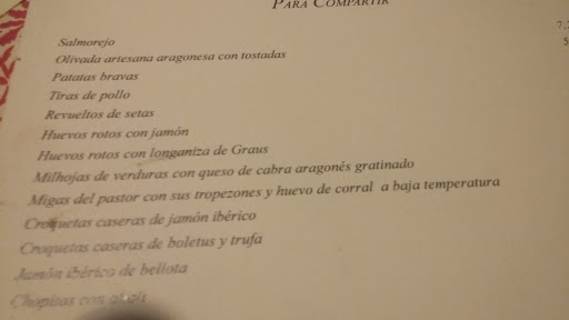 Restaurante Restaurante Uval en Madrid