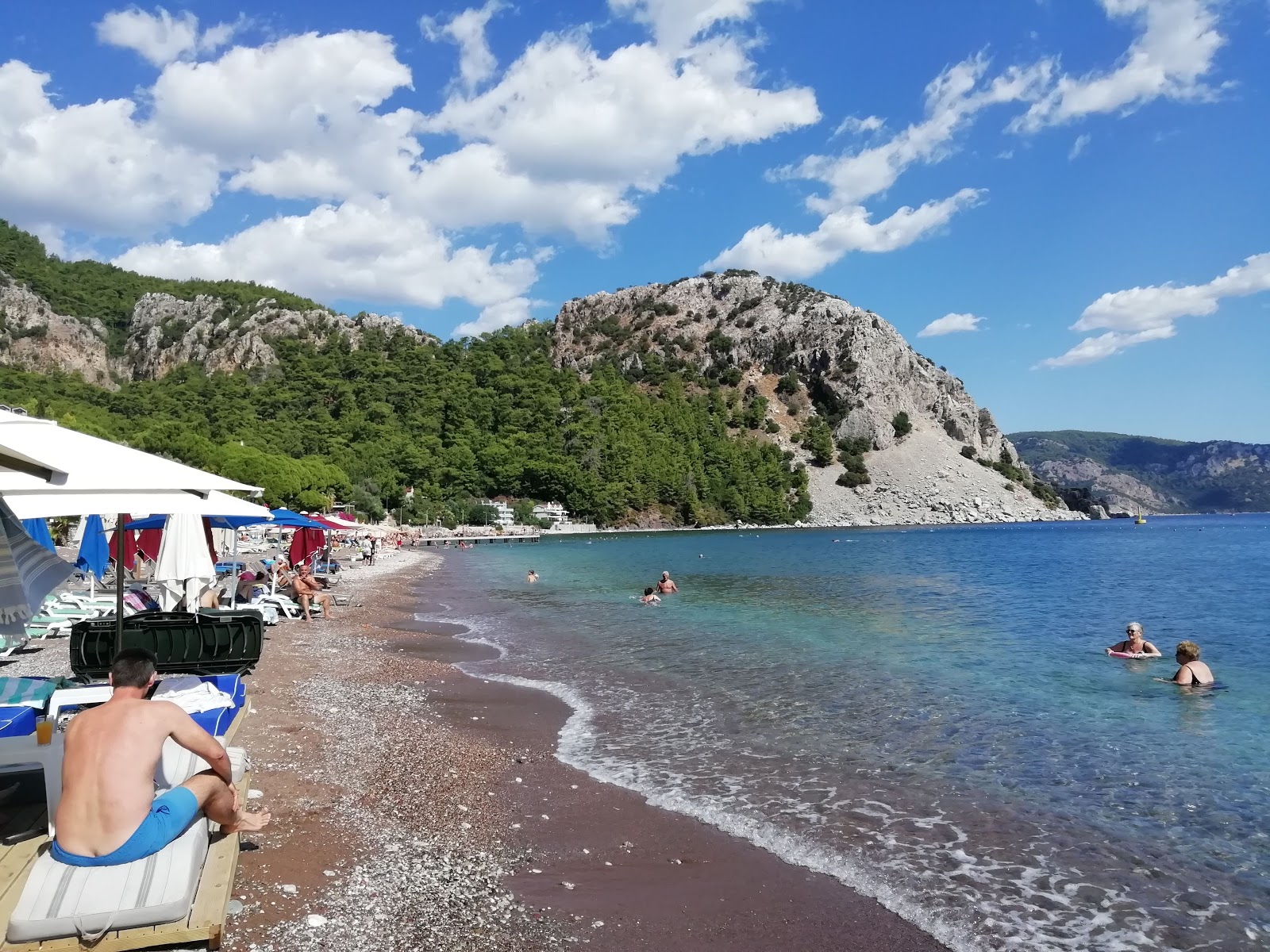 Turunc plaji 🏖️ Mugla, Turkey - detailed features, map, photos