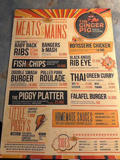 Restaurante The Ginger Pig Bar and Kitchen en Adeje