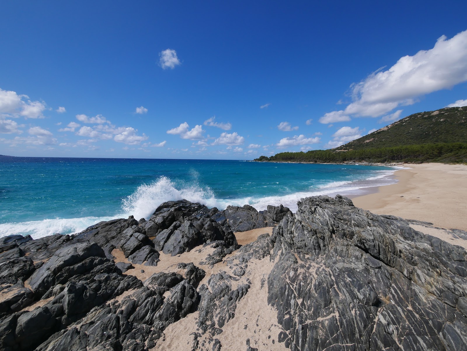 Scodi Neri beach 🏖️ Eiland Corsica, Frankrijk - gedetailleerde ...