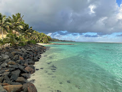 Aroa Beach 🏖️ Rarotonga island, Cook Islands - detailed features, map ...