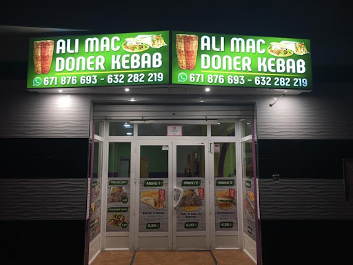 Restaurante "Ali" - Mac Doner Kebab en Vícar
