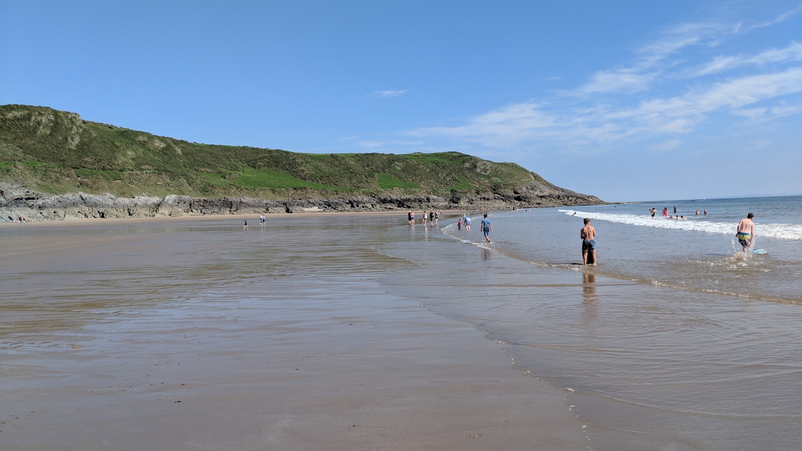 Caswell Bay beach 🏖️ Swansea, United Kingdom - detailed features, map ...