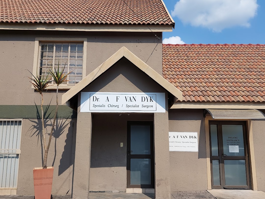Dr AF VAN DYK - Specialist Surgeon in the city Rustenburg