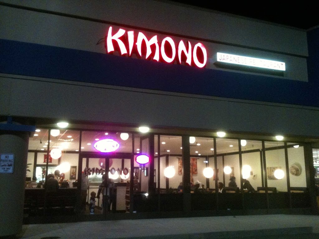 Kimono Japanese Restaurant Menu - Winston-Salem, NC