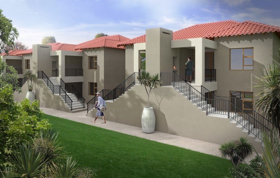 Waterfall Park in the city Benoni