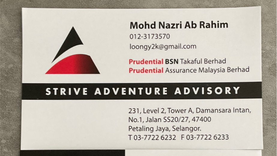 Mohd Nazri - Pruventure Manager di bandar Kuala Lumpur