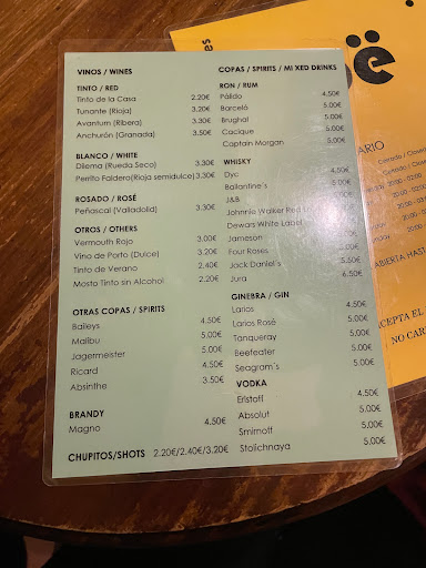 Restaurante Bar Poe en Granada