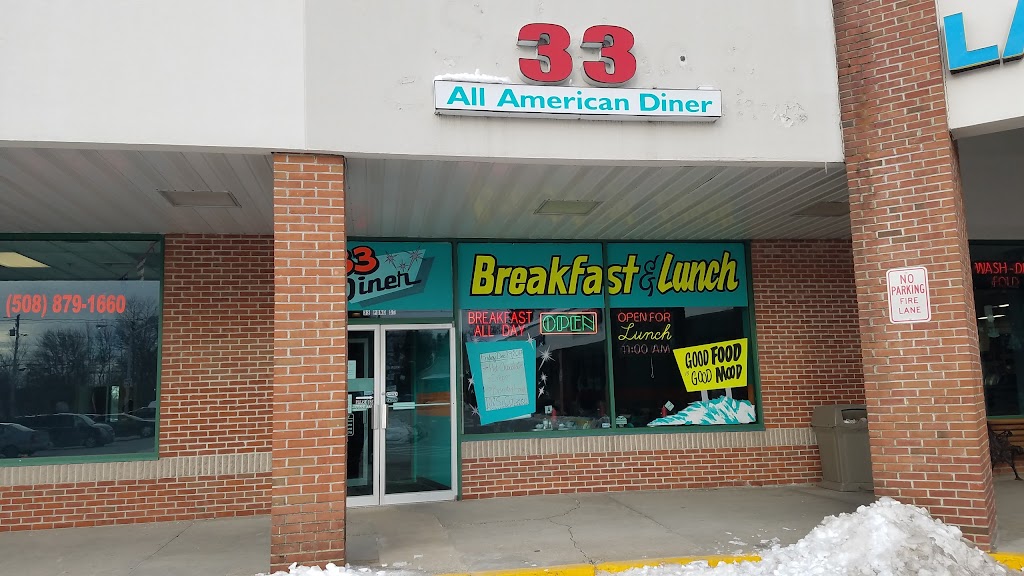 33 All American Diner - Ashland, MA 01721 - Menu, Reviews, Hours & Contact