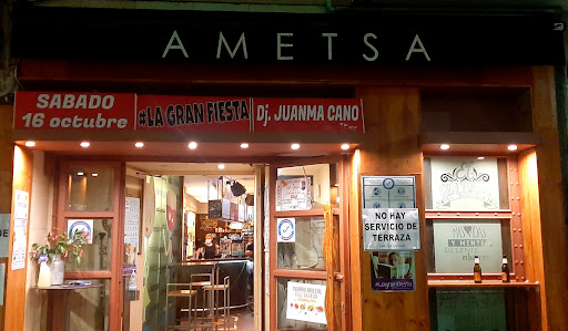Restaurante AMETSA gin bar en Eibar