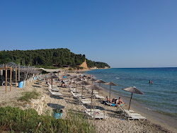 Chelona beach 🏖️ Central Macedonia, Greece - detailed features, map, photos