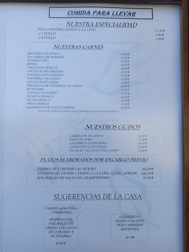 Restaurante Mesón el pollo del Tio Paco en Málaga