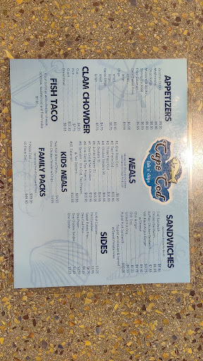 Cape Cod Fish N' Chips - 7530 Commerce Blvd, Cotati, California - Zaubee