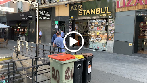Restaurante Aziz Istanbul Auténtico Döner Kebap en Madrid