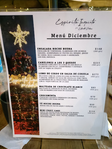 Espíritu Inquieto en Tultepec - Número de Teléfono, Reservas, Opiniones ...