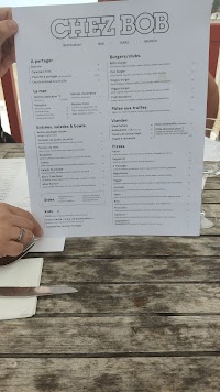 Chez Bob à Saint-Palais-sur-Mer MENU / CARTE