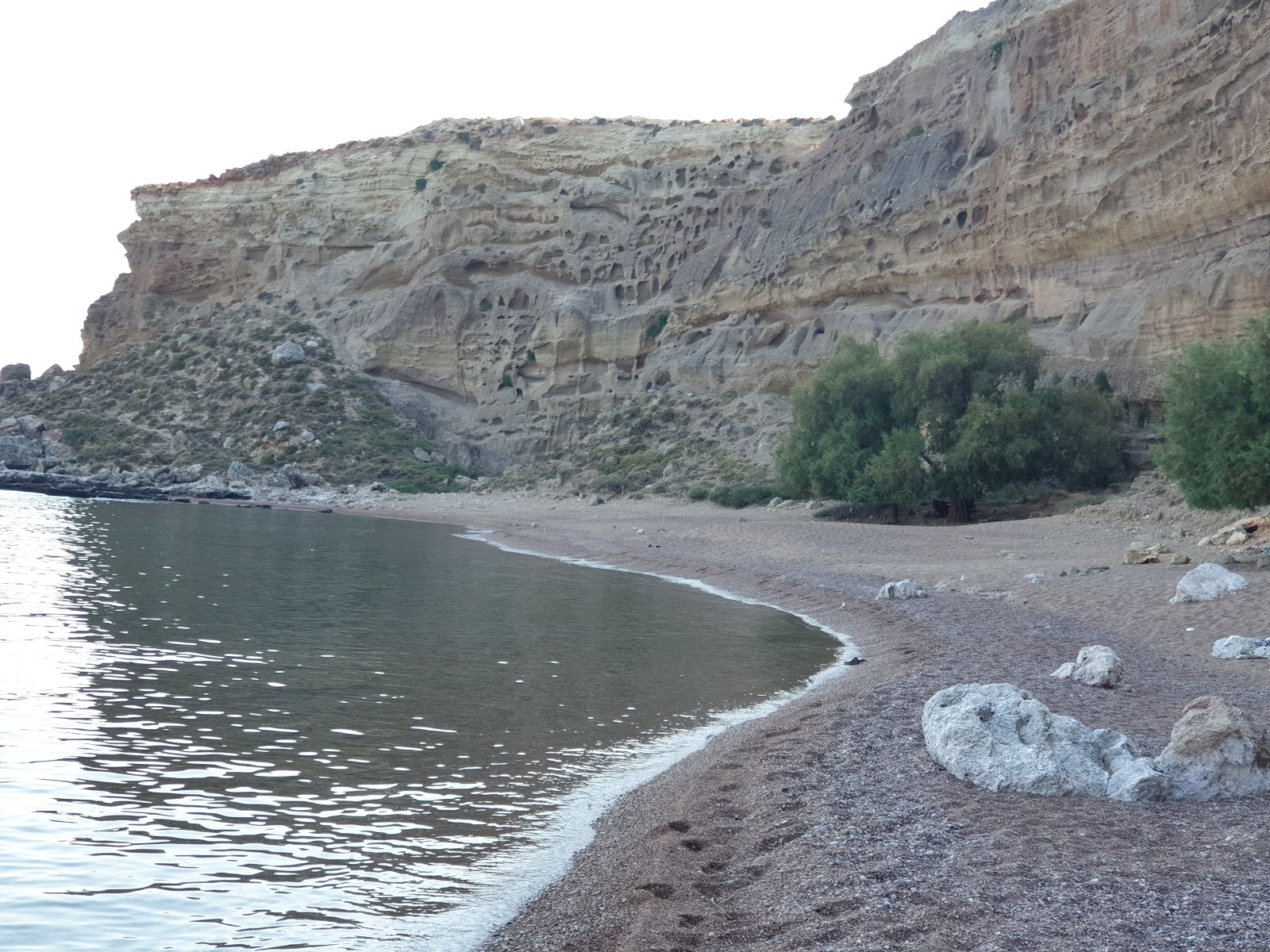 Kokkini Ammos Beach 🏖️ Charaki, Rhodes island, Greece - detailed ...