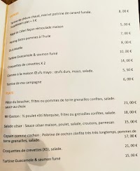H'angard à Marcq-en-Barœul MENU / CARTE