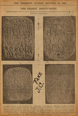 jameschurchwardsmu: The Glozel Discoveries