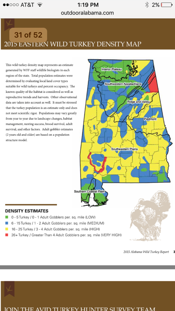 Wild Turkey Population Map Tourist Map Of English