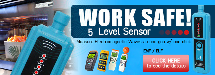 3-axis EMF ELF RF Electromagnetic Wave Field Strength Radiation ElectroSmog Microwave Meter 38mV ...