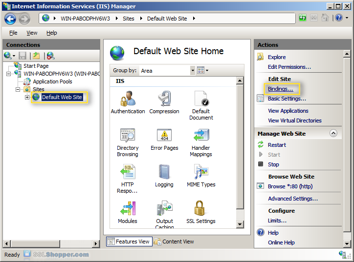 Tech notes: Create a Self Signed Certificate in IIS 7 Tech notes: Create a Self Signed Certificate in IIS 7