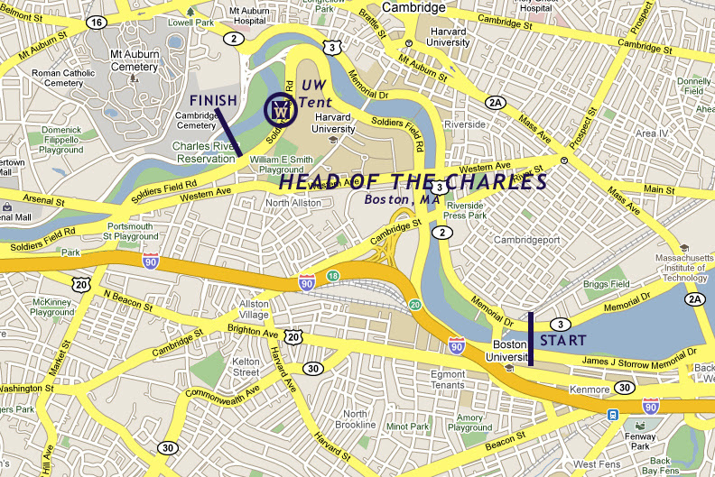 Head Of The Charles 2024 Map - Mame Stacee Head Of The Charles 2024 Map - Mame Stacee