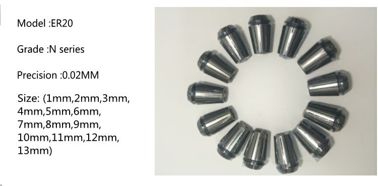ER20 Collet Holder Set From 1 Mm To 13 Mm For CNC Milling Lathe Tool ...
