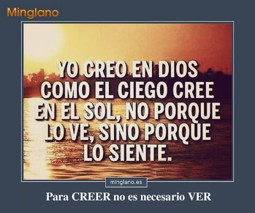 Que significa creer en DIOS Que significa creer en DIOS