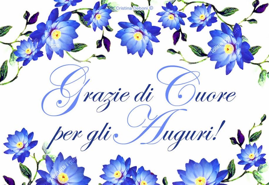 Grazie Mille Grazie Di Cuore A Tutti Per Gli Auguri Ricevuti Grazie Mille Grazie Di Cuore A Tutti Per Gli Auguri Ricevuti