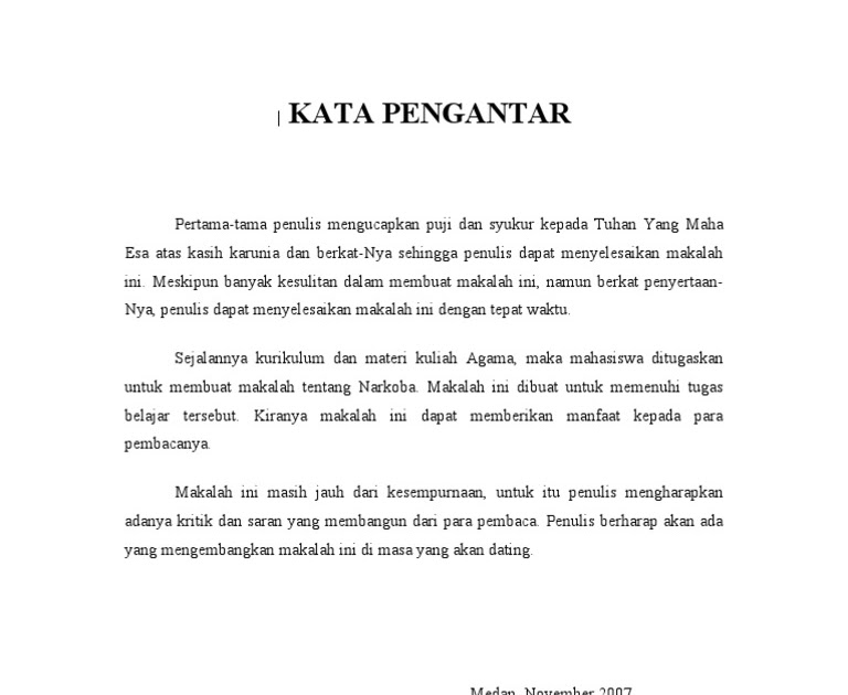 CONTOH KATA PENGANTAR MAKALAH DALAM BAHASA INDONESIA CONTOH KATA PENGANTAR MAKALAH DALAM BAHASA INDONESIA