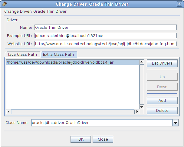 Drivers Download Download Oracle Jdbc Driver