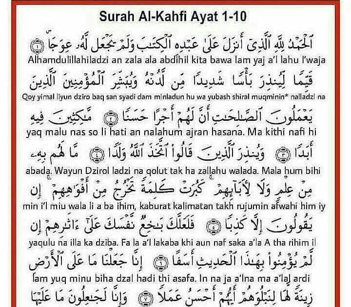 Surat Al Kahfi Ayat Dalam Tulisan Arab Latin Dan Artinya My Xxx Hot Girl
