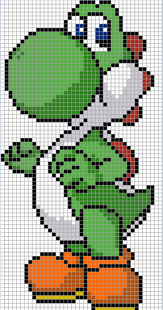 Pixel Art Grid Nintendo Pixel Art Grid Gallery Images And Photos Finder