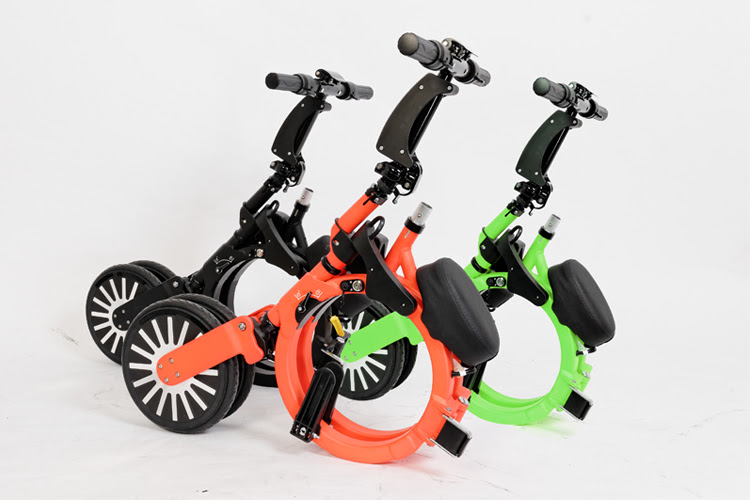 Foldable Electric Bike Portable Mobility Folding Electric Scooter ...