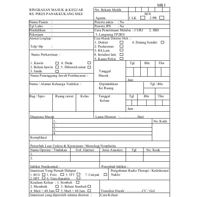 Contoh Rekam Medis Rawat Inap Pdf - Homecare24 Contoh Rekam Medis Rawat Inap Pdf - Homecare24