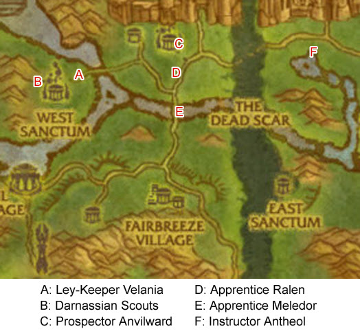 Eversong Woods Map